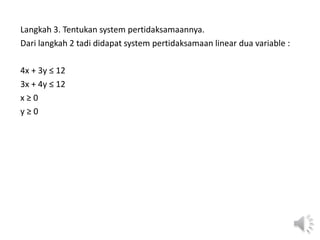 Ppt program linear1 | PPT