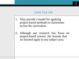 projetc-based learning | PPT