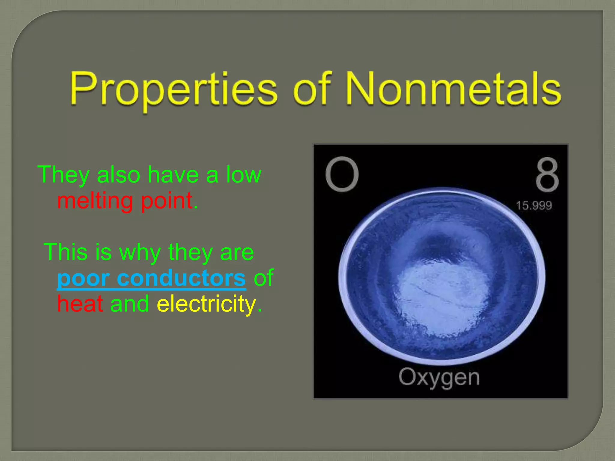 PPT - Properties of Metals Non-Metals Metalloids.ppt | Chemistry | Science
