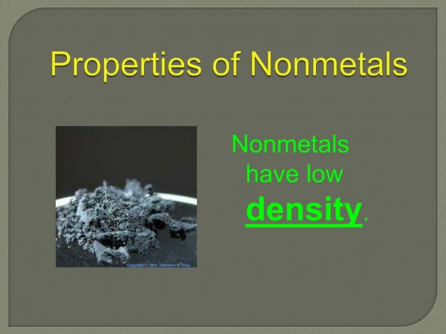 PPT - Properties of Metals Non-Metals Metalloids.pptx | Chemistry | Science