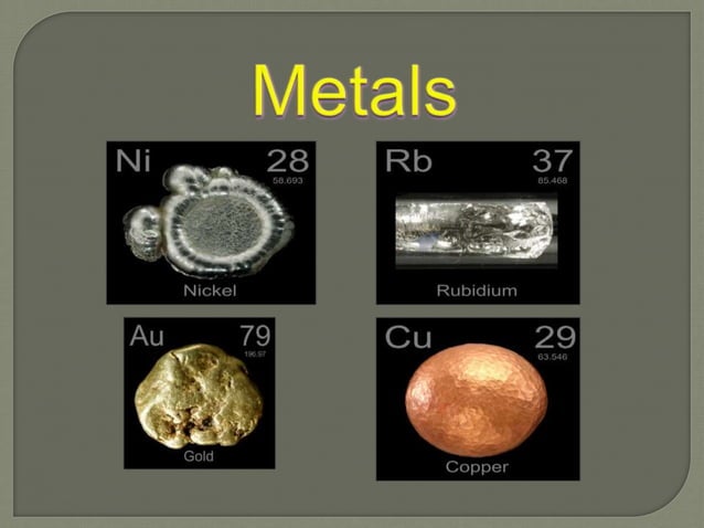 PPT - Properties of Metals Non-Metals Metalloids.pptx | Chemistry | Science