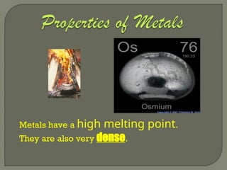 PPT - Properties of Metals Non-Metals Metalloids.ppt