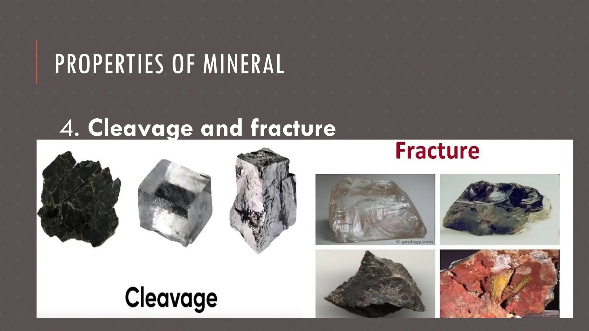 Identifying the Nine Common Properties of Minerals | PPTX | Chemistry ...
