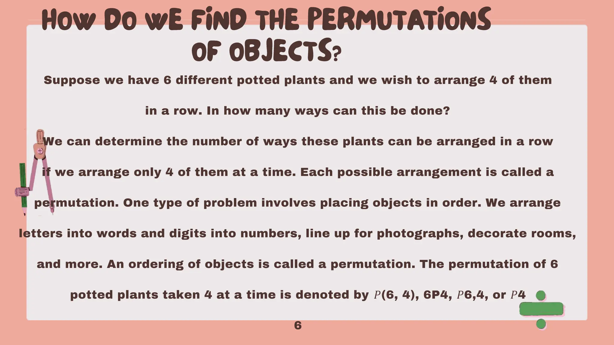 Mathematics Grade 10 Quarter 3 Module 1 Permutations | PPTX