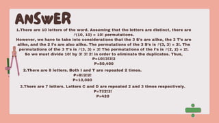 Mathematics Grade 10 Quarter 3 Module 1 Permutations | PPTX