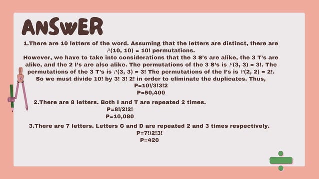 Mathematics Grade 10 Quarter 3 Module 1 Permutations | PPTX