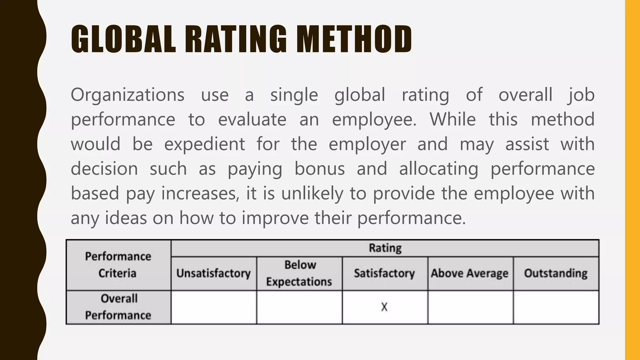 rating scale method | PPTX