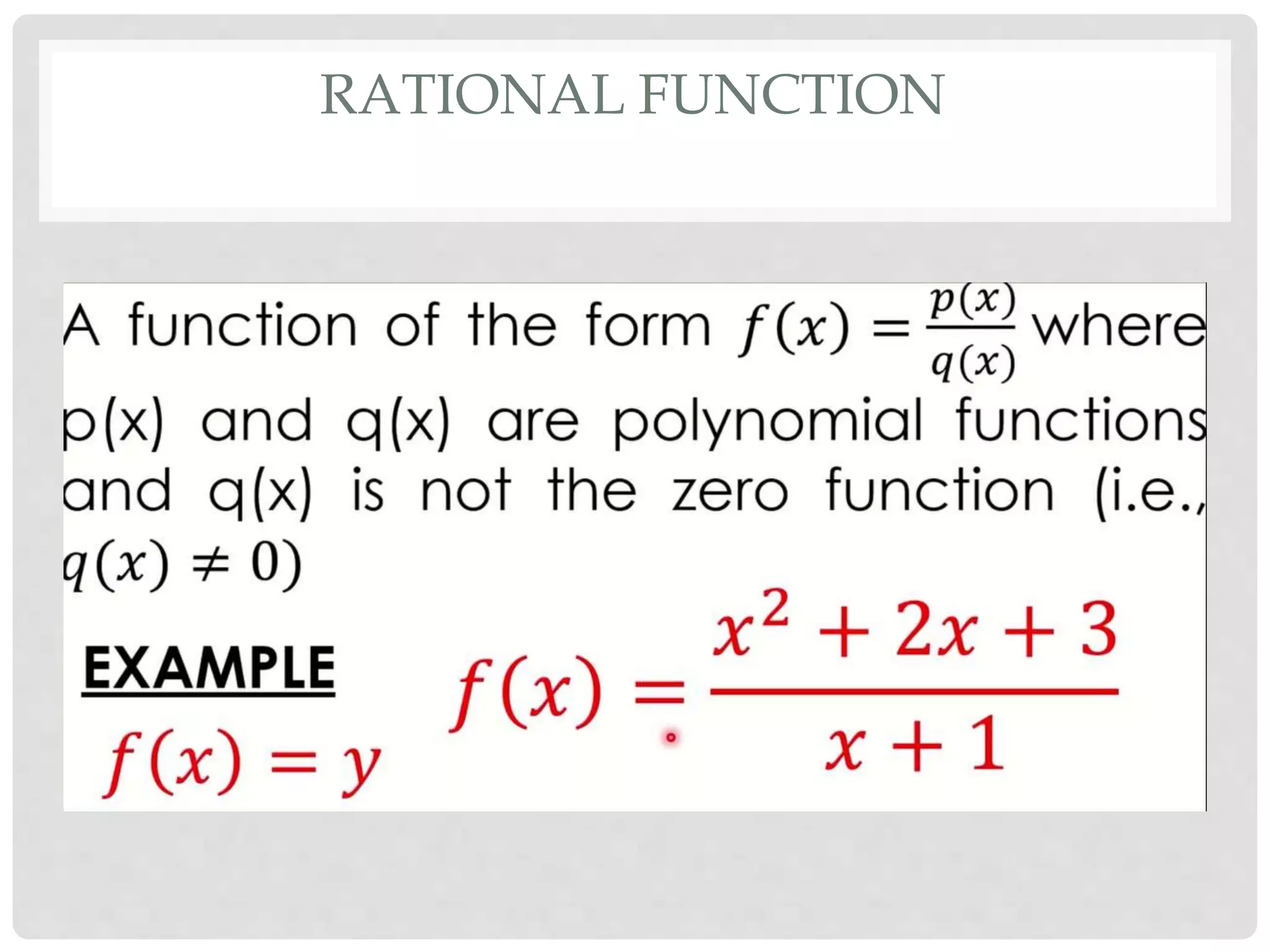 Ppt Rational Functions Equations And Inequalities Pptx Physics Science
