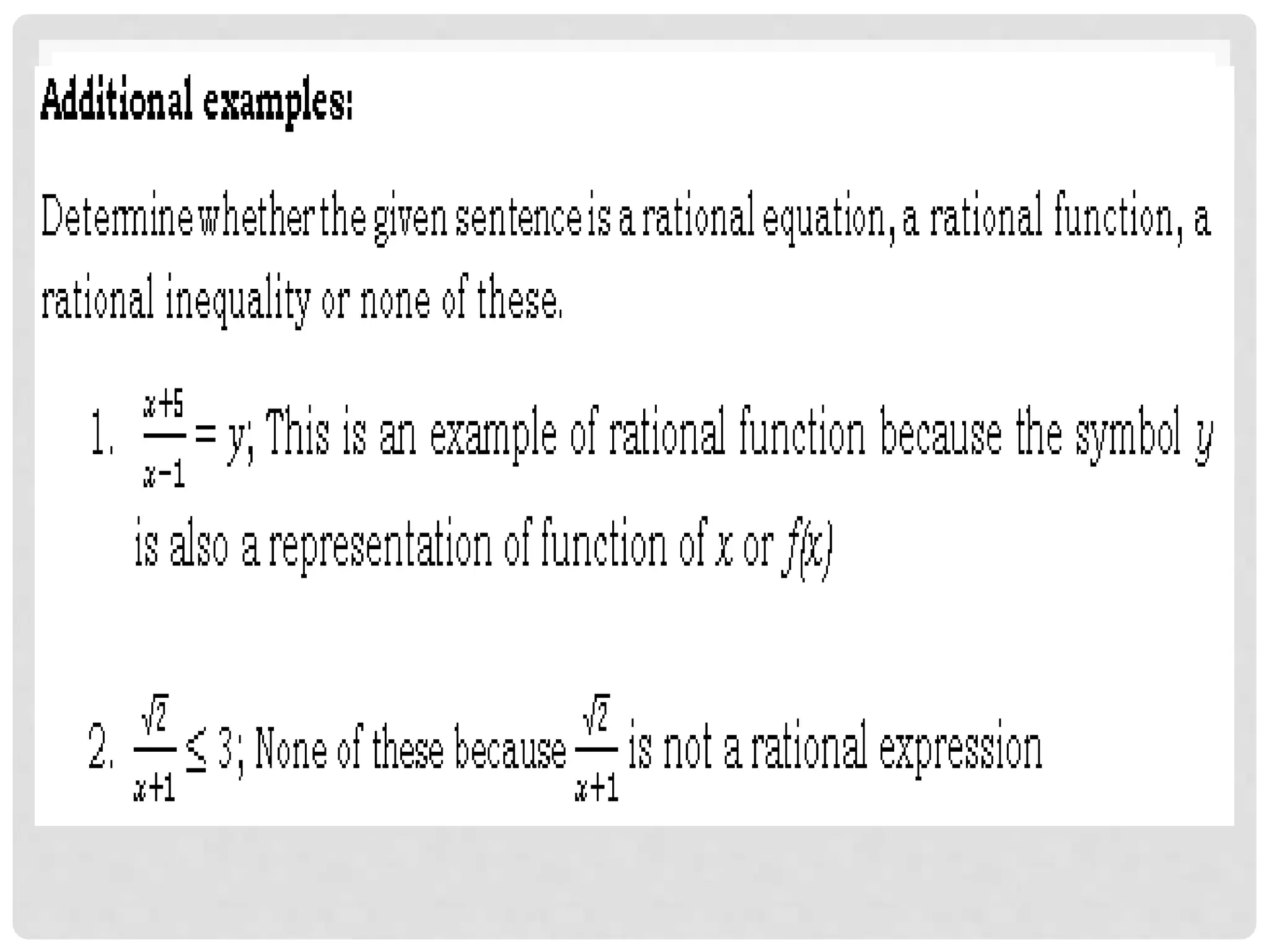 PPT-Rational Functions, Equations and Inequalities.pptx