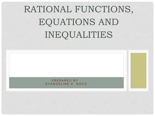 PPT-Rational Functions, Equations and Inequalities.pptx