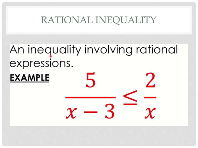 PPT-Rational Functions, Equations and Inequalities.pptx | Physics | Science