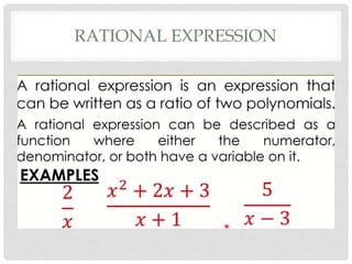 PPT-Rational Functions, Equations and Inequalities.pptx