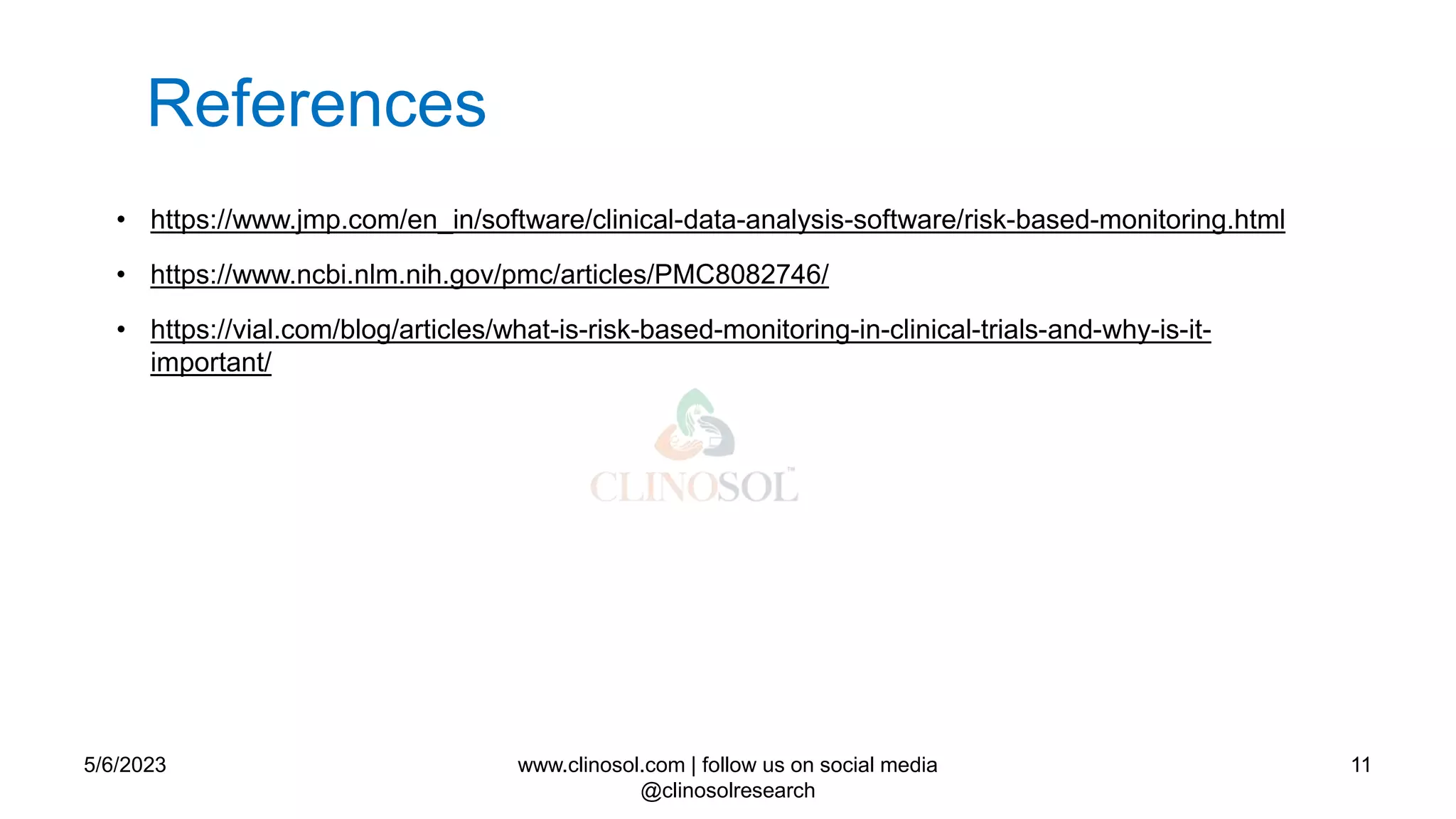 Risk Based Monitoring in Clinical Trials. | PPTX