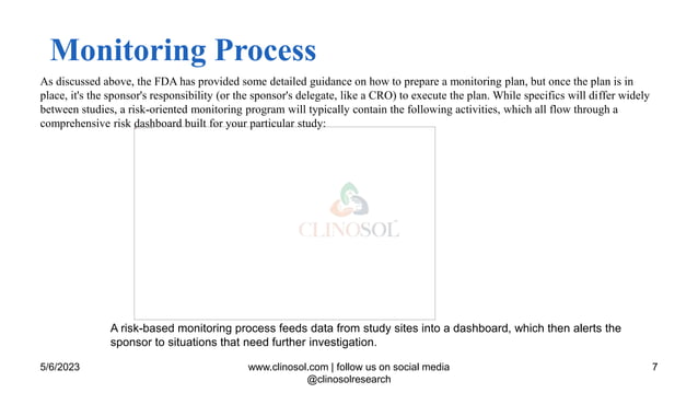 Risk Based Monitoring in Clinical Trials. | PPTX