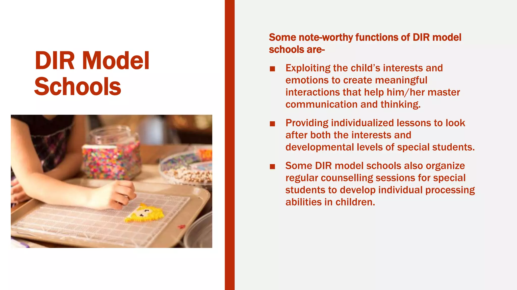 DIR Model - Nurturing Emotional Interactions In Special Students | PPTX