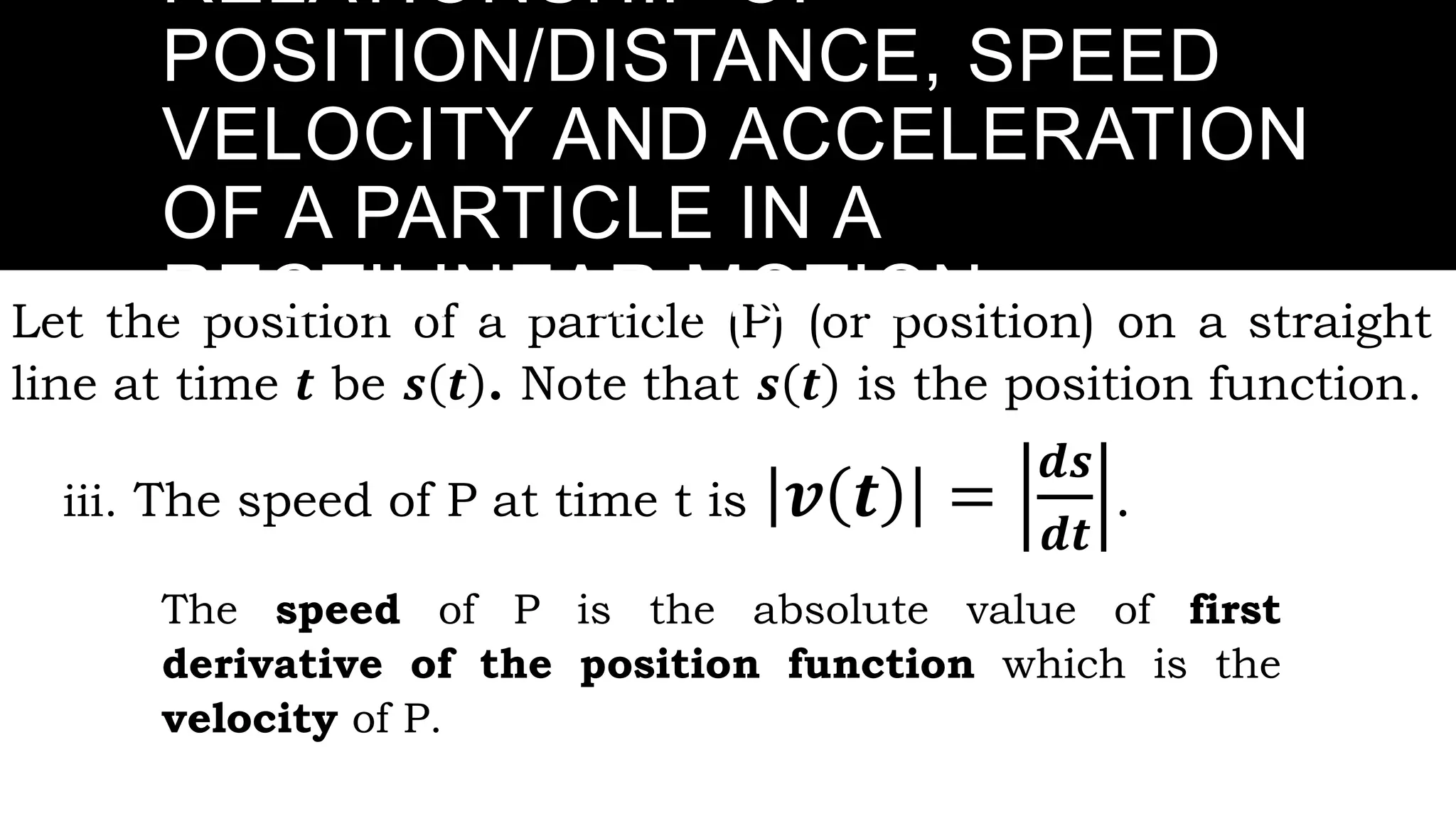 PPT-Rectilinear Motion.pptx