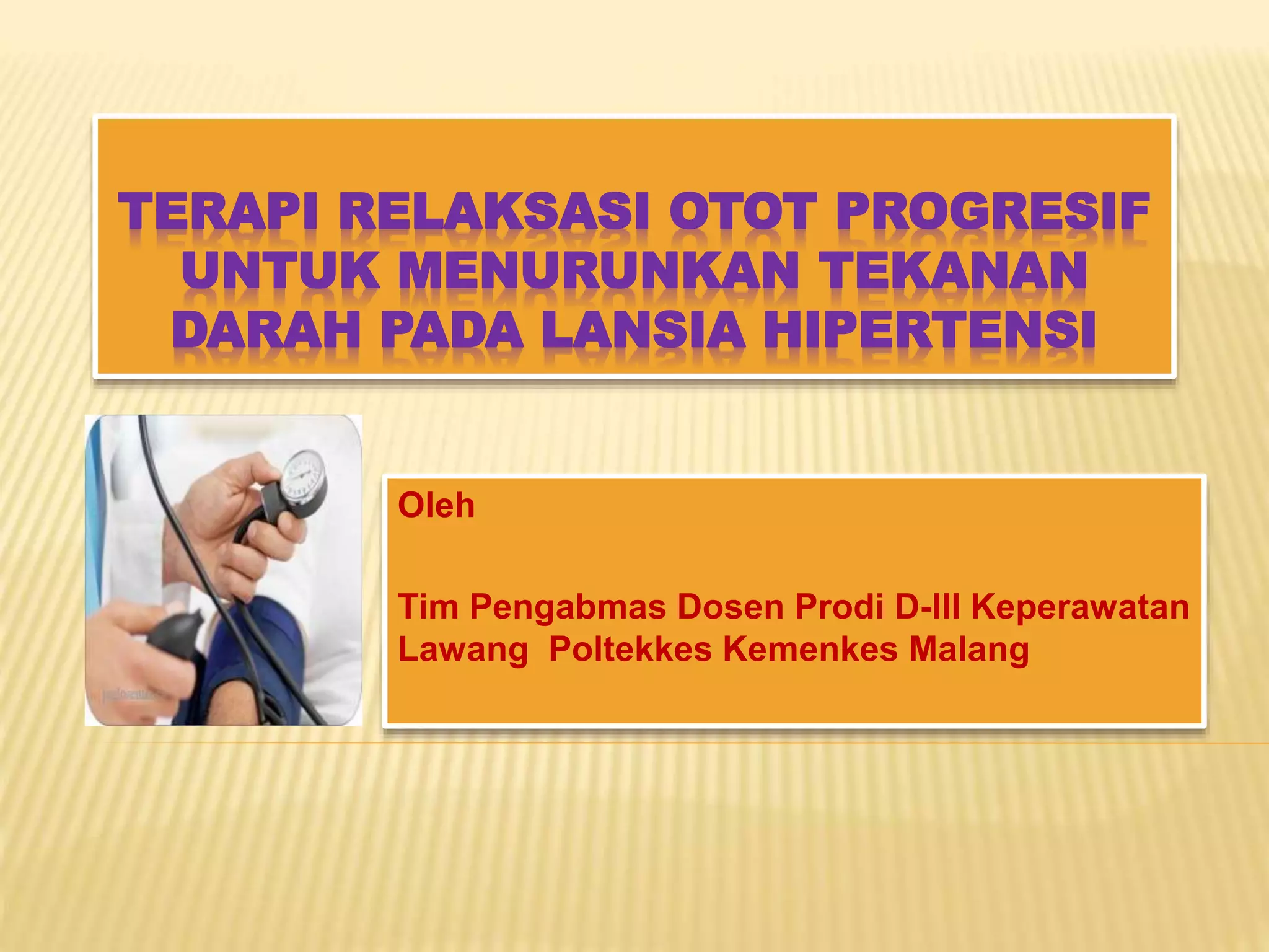 Ppt relaksasi-otot-progresif (1) | PPTX