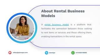 Rental Business Model | PDF | Real Estate Renting and Leasing | Real Estate