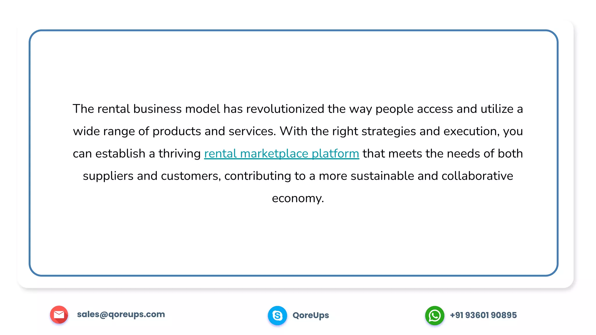 Rental Business Model | PDF