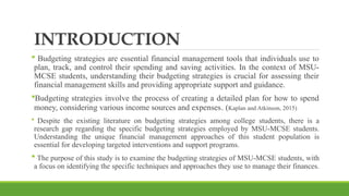 A Study of the Budgeting Strategies of Students.pptx
