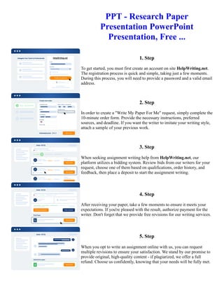 PPT - Research Paper Presentation PowerPoint Presentation, Free | PDF