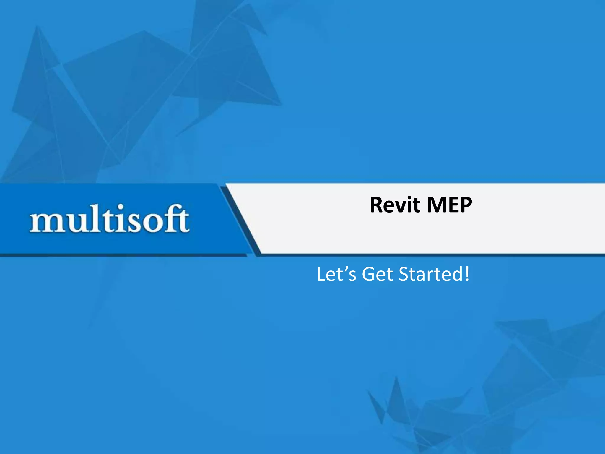 Revit MEP Training | PPTX | Technology & Computing