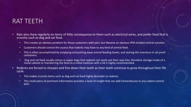 Commensal Rodents | PPTX