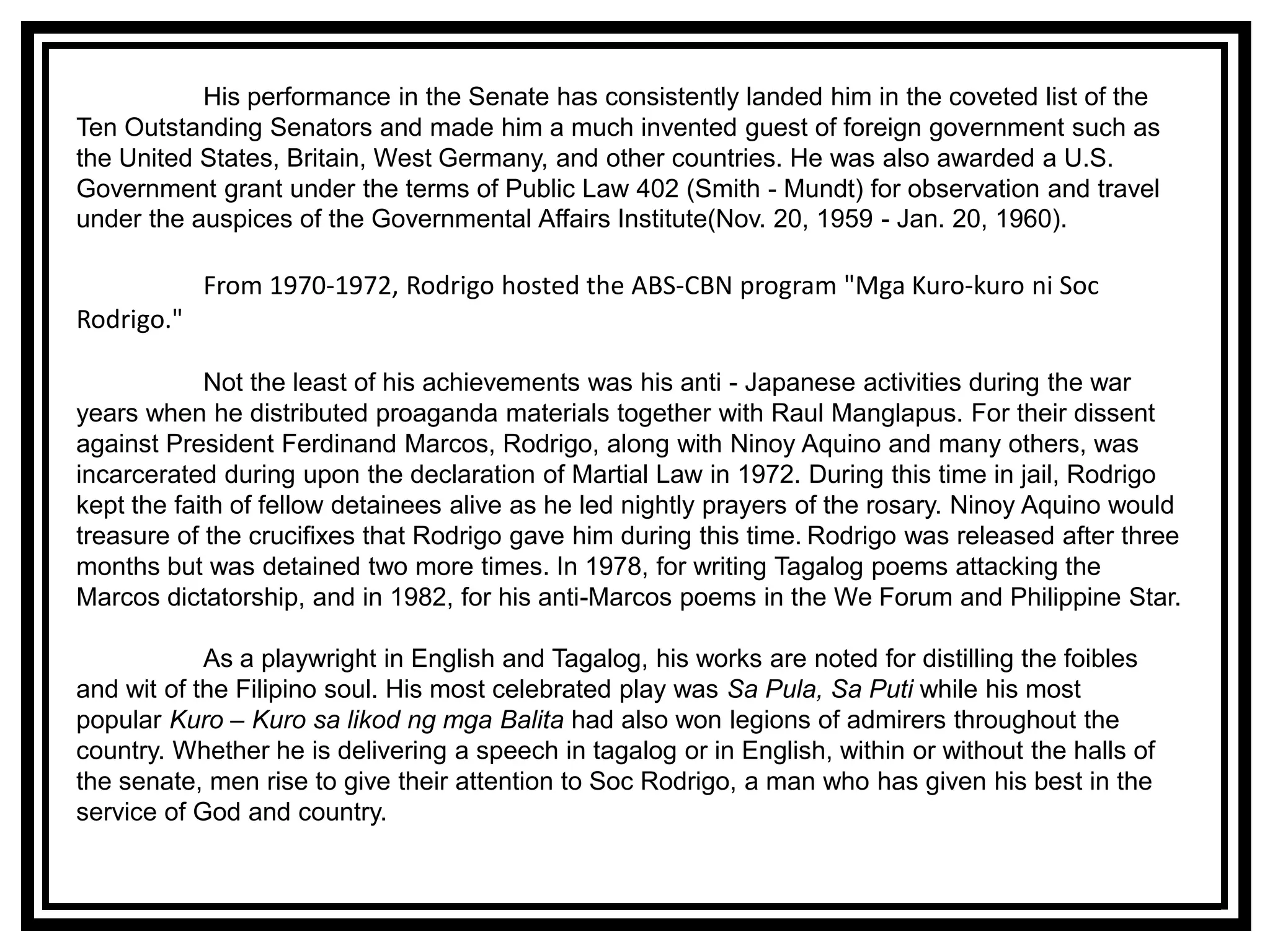 Sa Pula, Sa Puti by Francisco Rodrigo (Colloquium Presentation) | PPTX