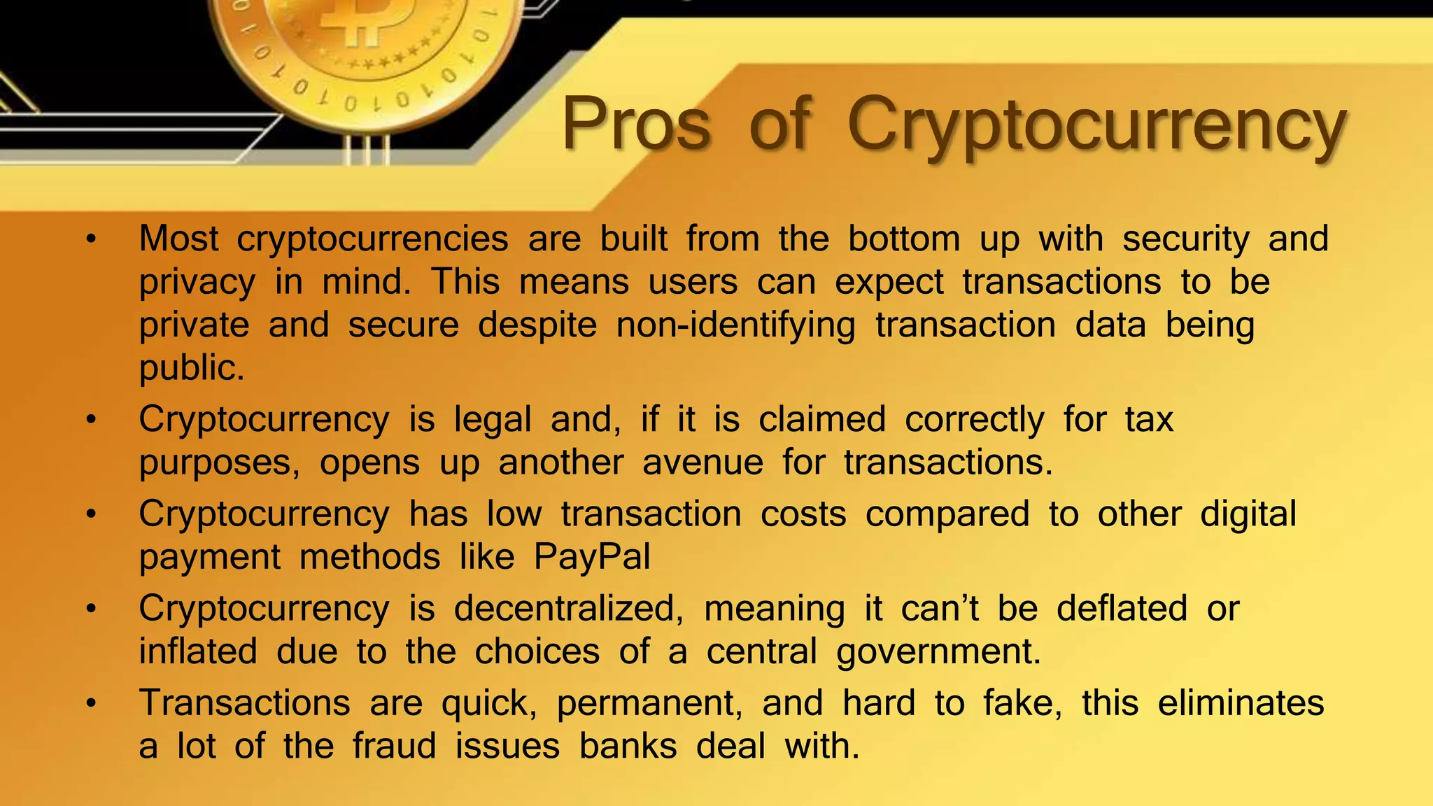 Cryptocurrency | PPTX