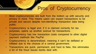Cryptocurrency | PPTX