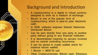 Cryptocurrency | PPTX