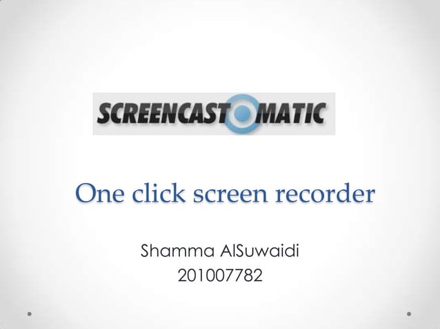 Screencast-O-Matic | PPTX