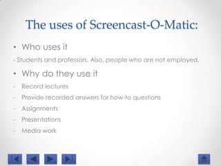 Screencast-O-Matic | PPTX