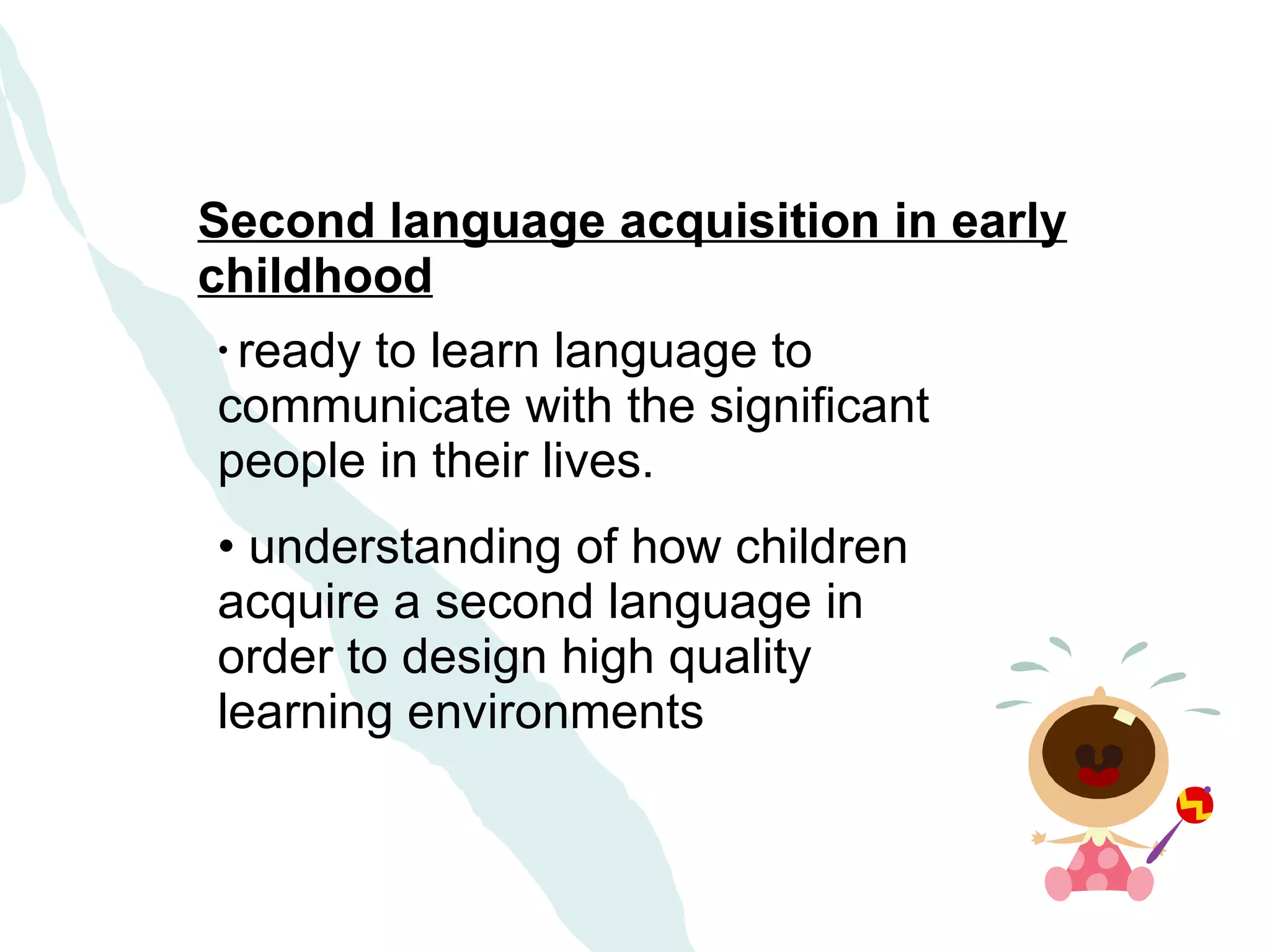 Ppt Second Language Acquisition | PPT