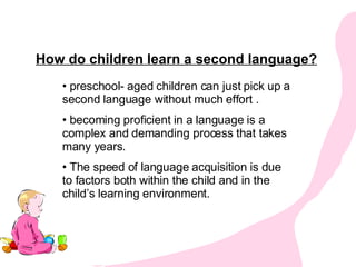Ppt Second Language Acquisition | PPT