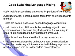 Ppt Second Language Acquisition | PPT