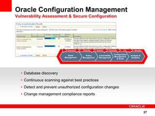 Ppt security-database-overview-11g r2 | PDF