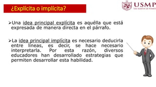 PPT - semana 02 la idea principal y secundaria.pdf