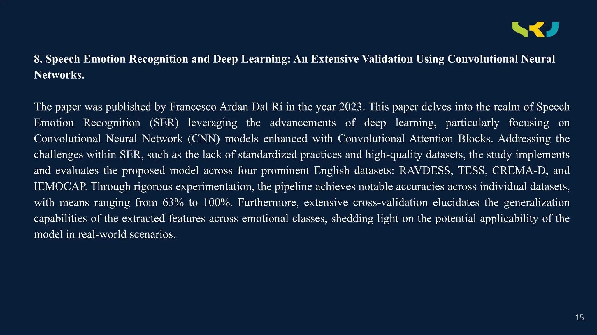 EMOTION RECOGNITION USING MACHINE LEARNING | PPTX