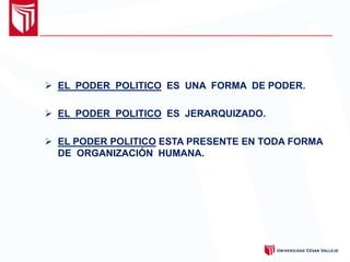 PPT - SESION Nº 11-B - PODER Y PODER POLÍTICO.pptx