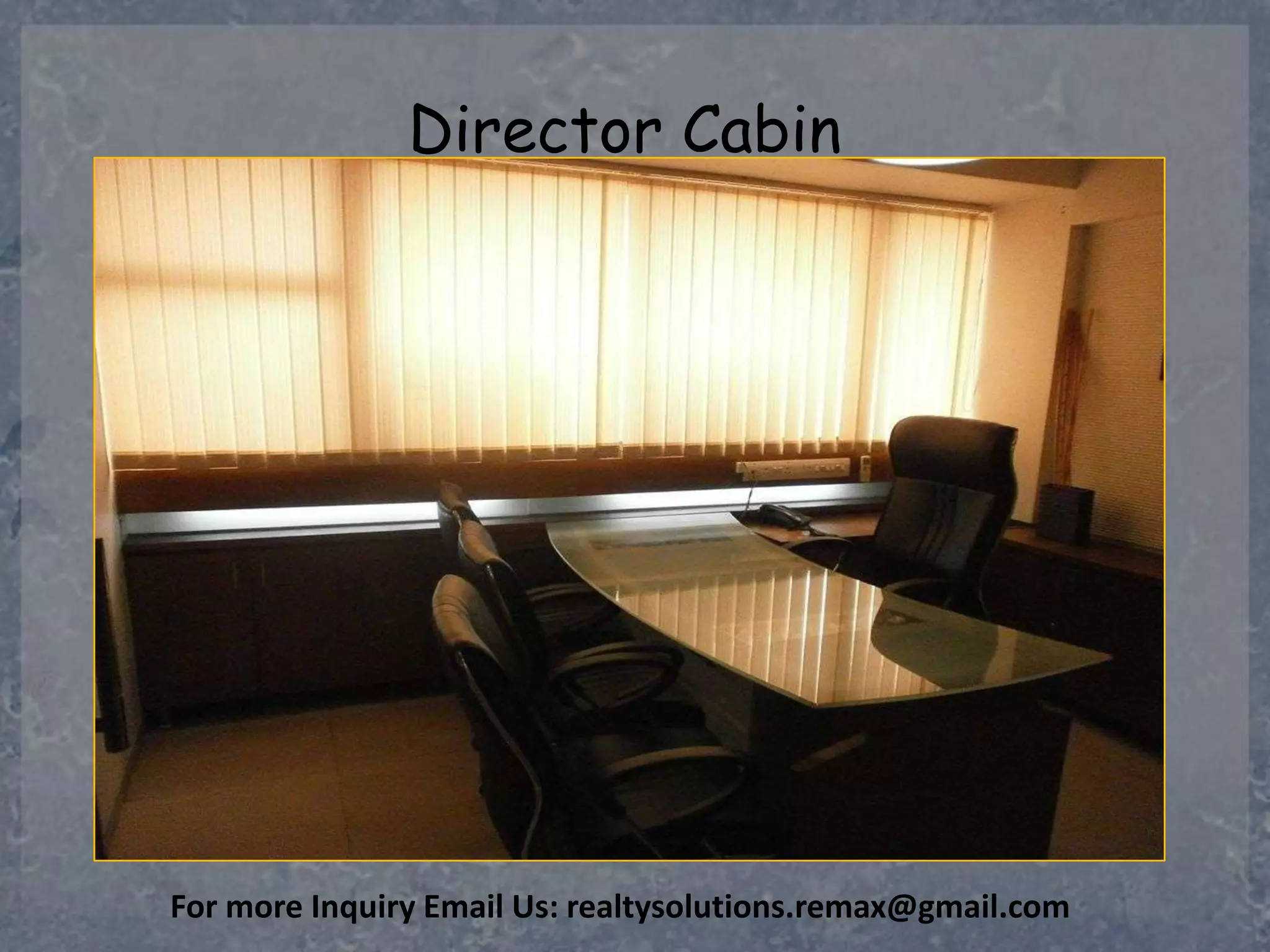 Fully Furnished Office for rent in Shapath 4, S G Highway | PPT