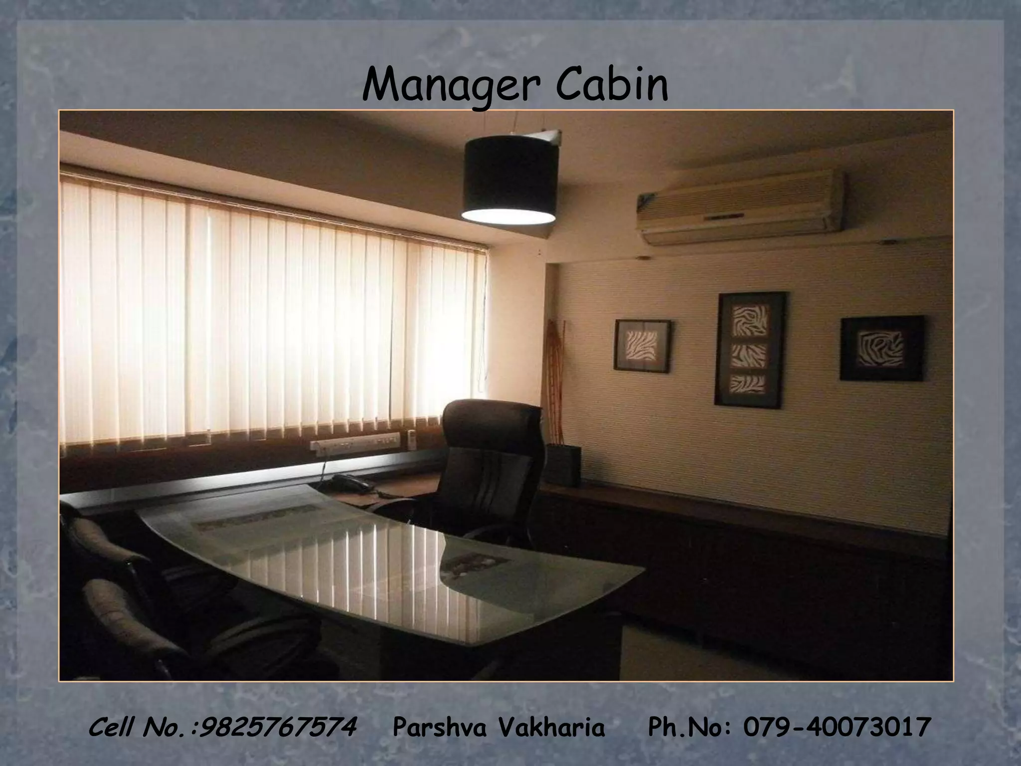 Fully Furnished Office for rent in Shapath 4, S G Highway | PPT