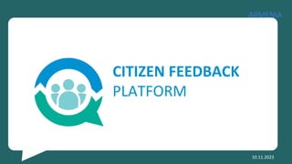PPT - SIGMA-GIZ Academies - Topic 4 - Amenia - Citizen Feedback ...