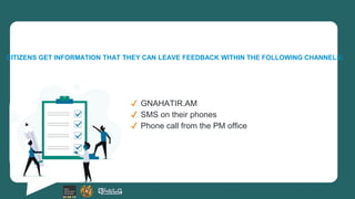 PPT - SIGMA-GIZ Academies - Topic 4 - Amenia - Citizen Feedback ...
