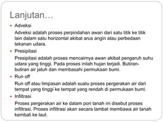 Ppt siklus-hidrologi | PPT