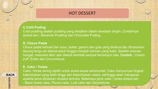 Dessert ( makanan Penutup ) | PPTX