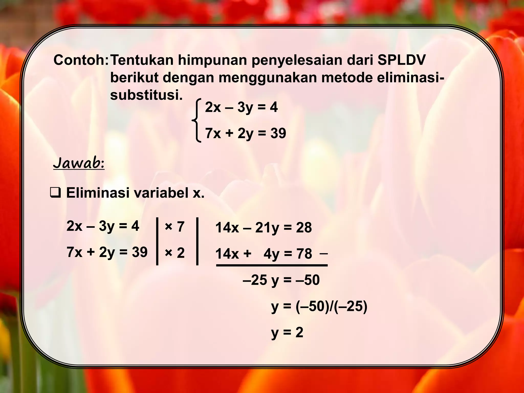PPT - Sistem Persamaan Linear.ppt