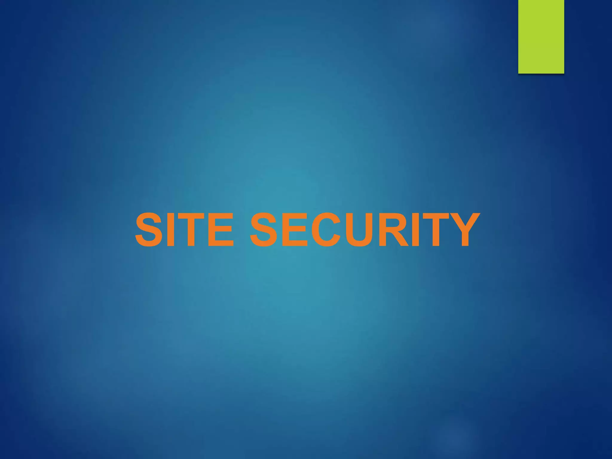 Ppt Site Security Management | PPTX