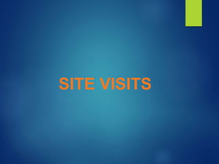 Ppt Admin-Site Visits | PPTX