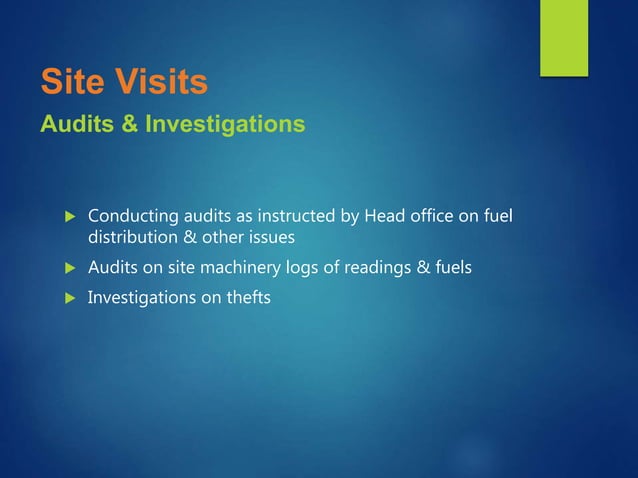 Ppt Admin-Site Visits | PPTX